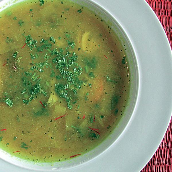Therapeutika - Fischsuppe mit Safran